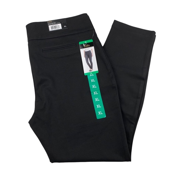 Dalia | Pants & Jumpsuits | Dalia Solid Black Pull On Stretch Mesh ...